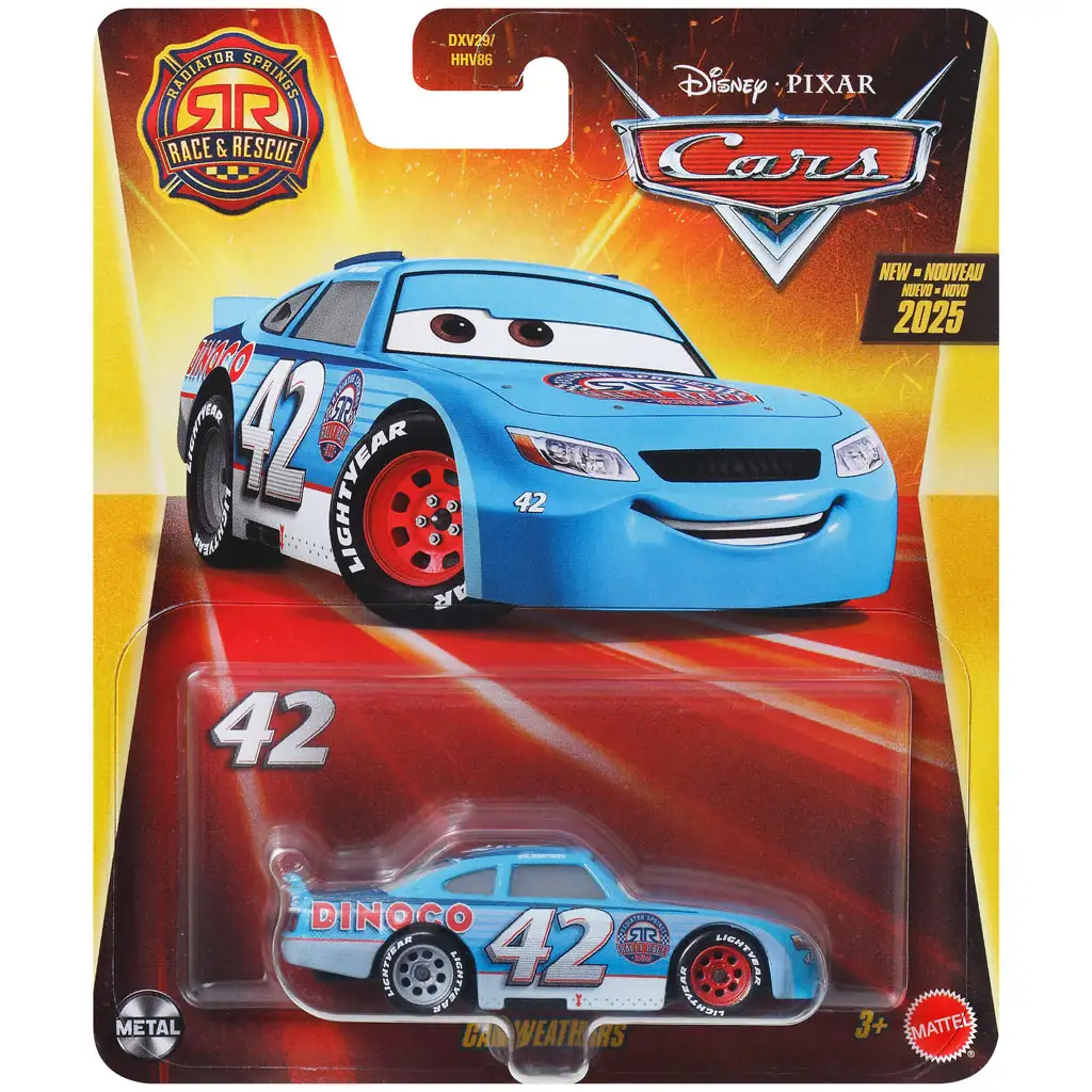 Autići iz filma Auti 3 Cal Weathers plavi lik, mali autić 1/55 - Mattel ...