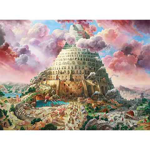 Babilonski toranj puzzle 3000kom - Castorland kupovina IgračkeShop