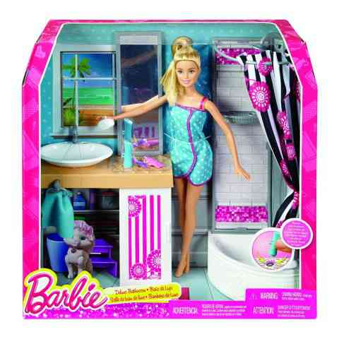 Barbie Deluxe kupaonica u setu sa lutkom - Mattel kupovina IgračkeShop