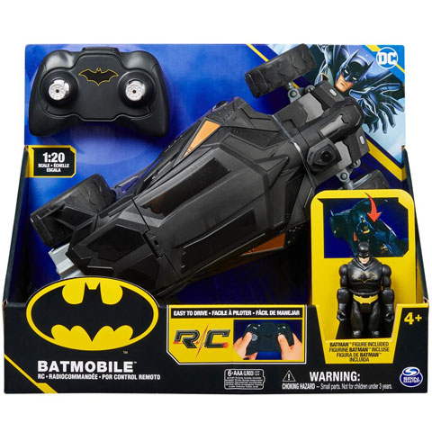 DC Comics RC Batmobile auto na daljinsko upravljanje sa likom Batmana ...
