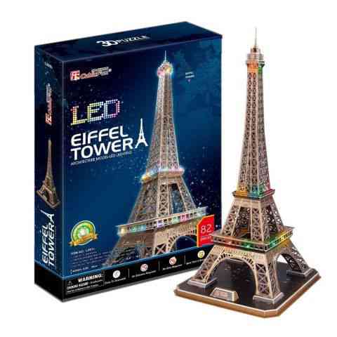 Eiffelov toranj 3D puzzle s rasvjetom - CubicFun kupovina IgračkeShop