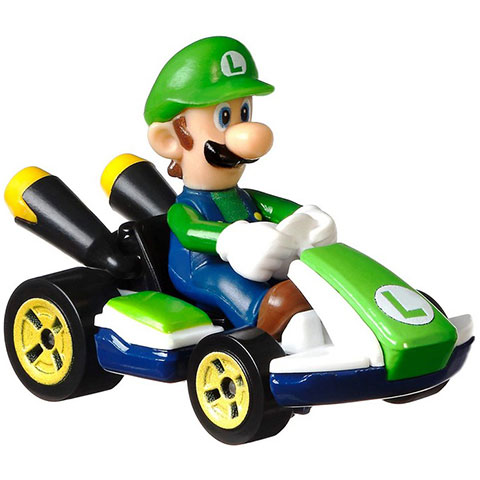 Hot Wheels - Super Mario Luigi mali auto 1/64 - Mattel kupovina IgračkeShop