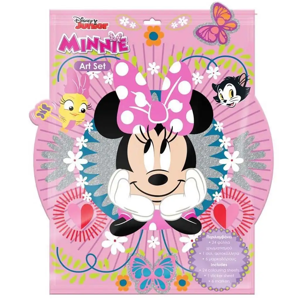 Luna Bojanka s Minnie Mouse, sa naljepnicama i 6 flomastera kupovina ...